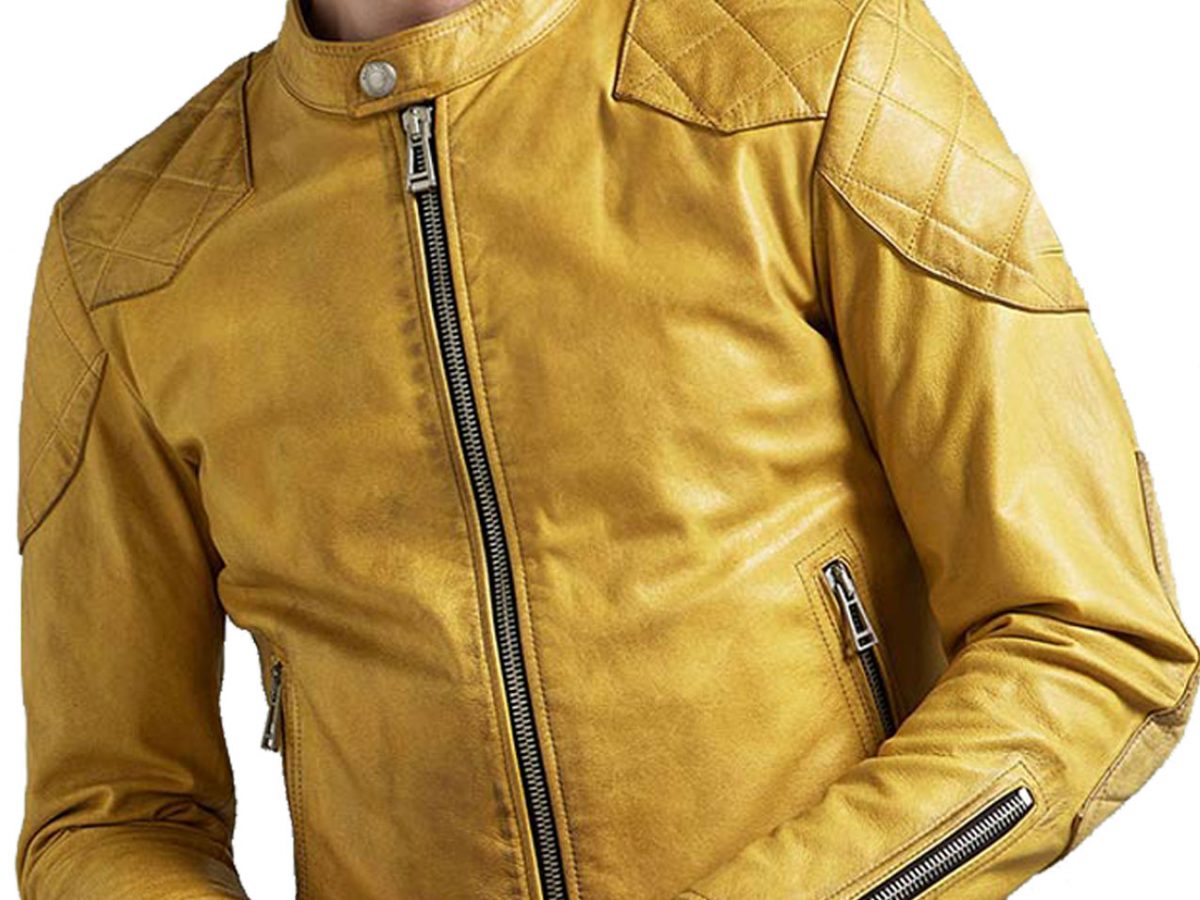 Three Secrets Behind Men's Yellow Leather Jacket's Special Significance ...